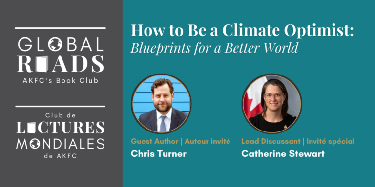 Global Reads: How to Be a Climate Optimist - Aga Khan Foundation Canada